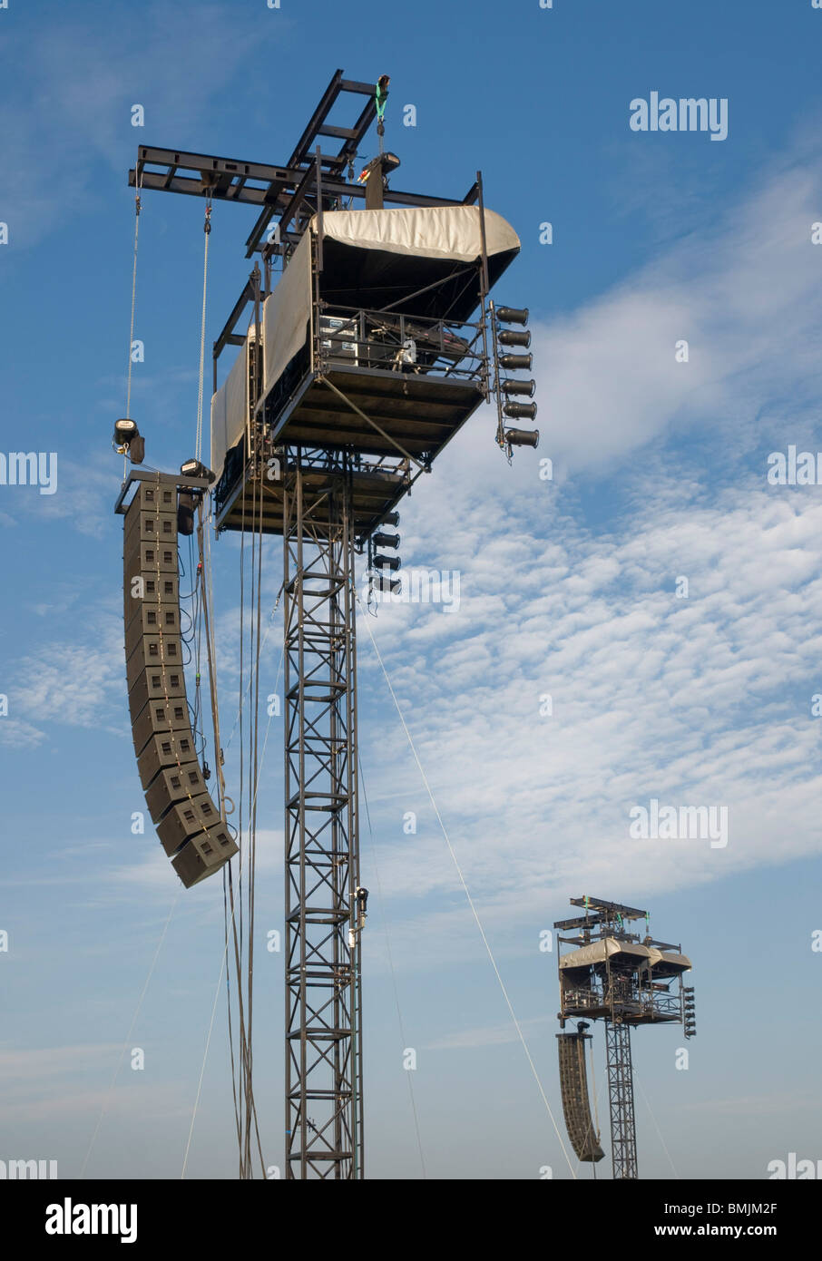 Outdoor concert speakers hi-res stock photography and images - Alamy
