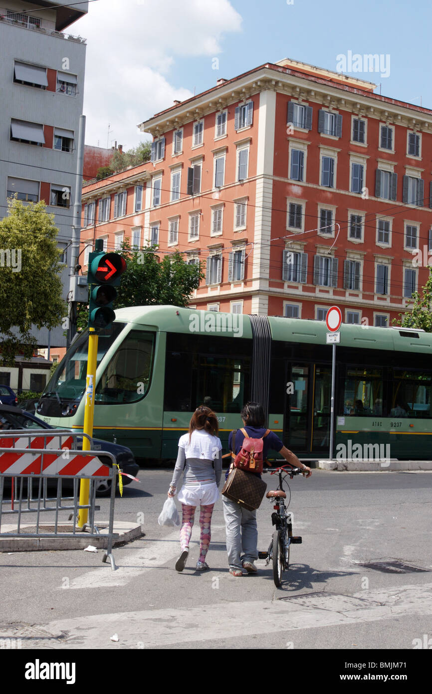 Porta Portese Market in Trastevere Rome Italy Stock Photo - Alamy
