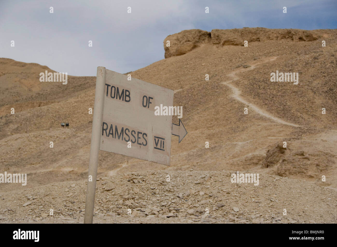 Egypt, Luxor, West Bank, Valley of the Kings. Tomb entry for Ramses VII ...
