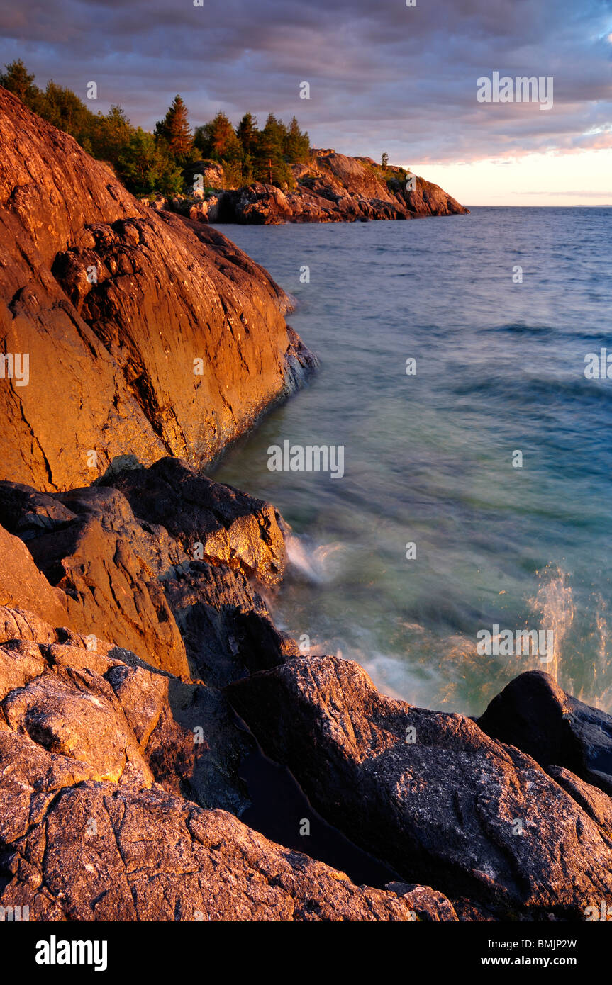 Scandinavian Peninsula, Sweden, Ostergotland, Skane, Vattern, View of ...