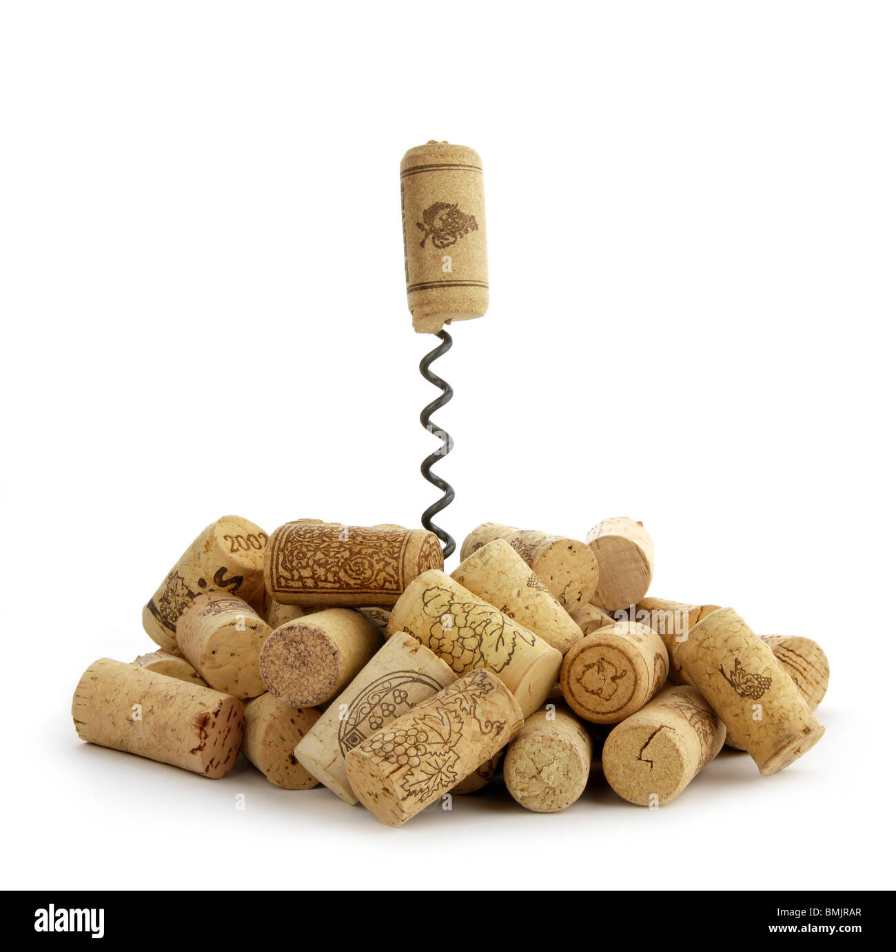 Composition corkscrew bottle wine hi-res stock photography and images ...