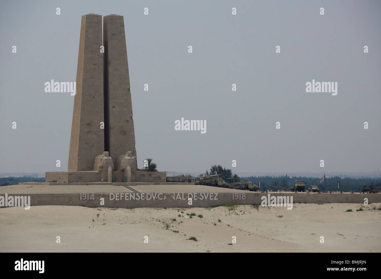 Egypt, Suez Canal. World War I Monument Stock Photo - Alamy