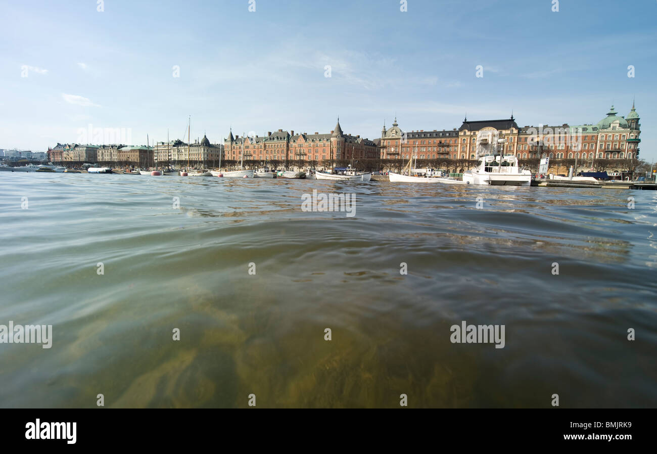 Stockholm photographed from the water Stock Photo - Alamy