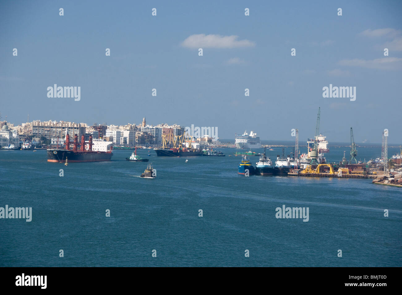 Egypt mediterranean sea port hi-res stock photography and images - Alamy