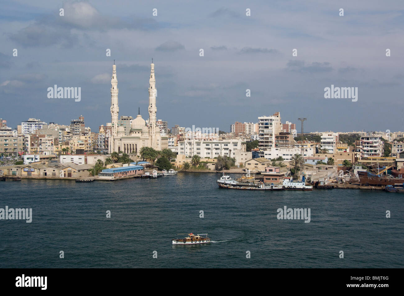 Egypt, Mediterranean Sea, Port Said Stock Photo - Alamy