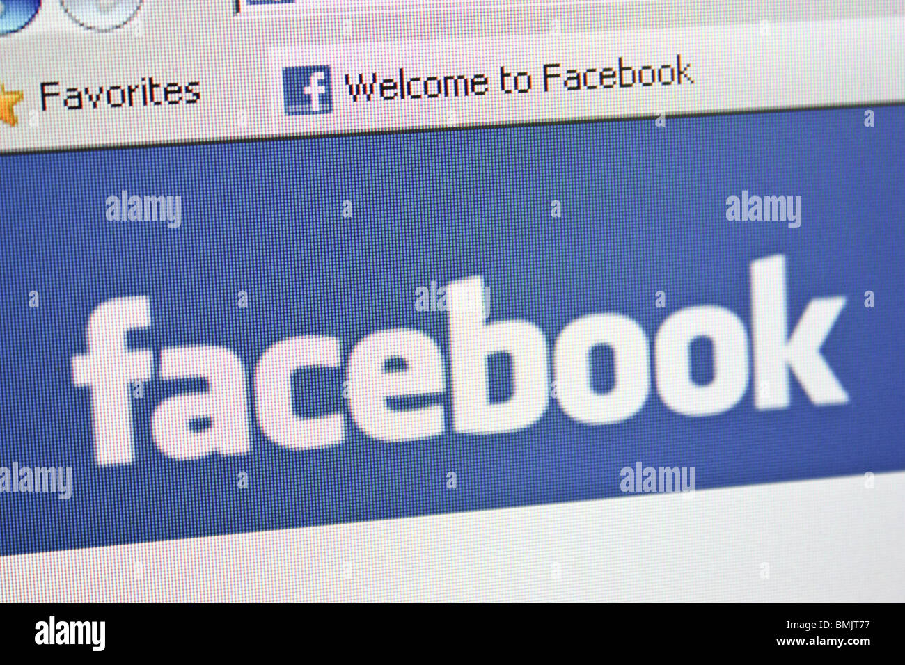 welcome to facebook Stock Photo - Alamy