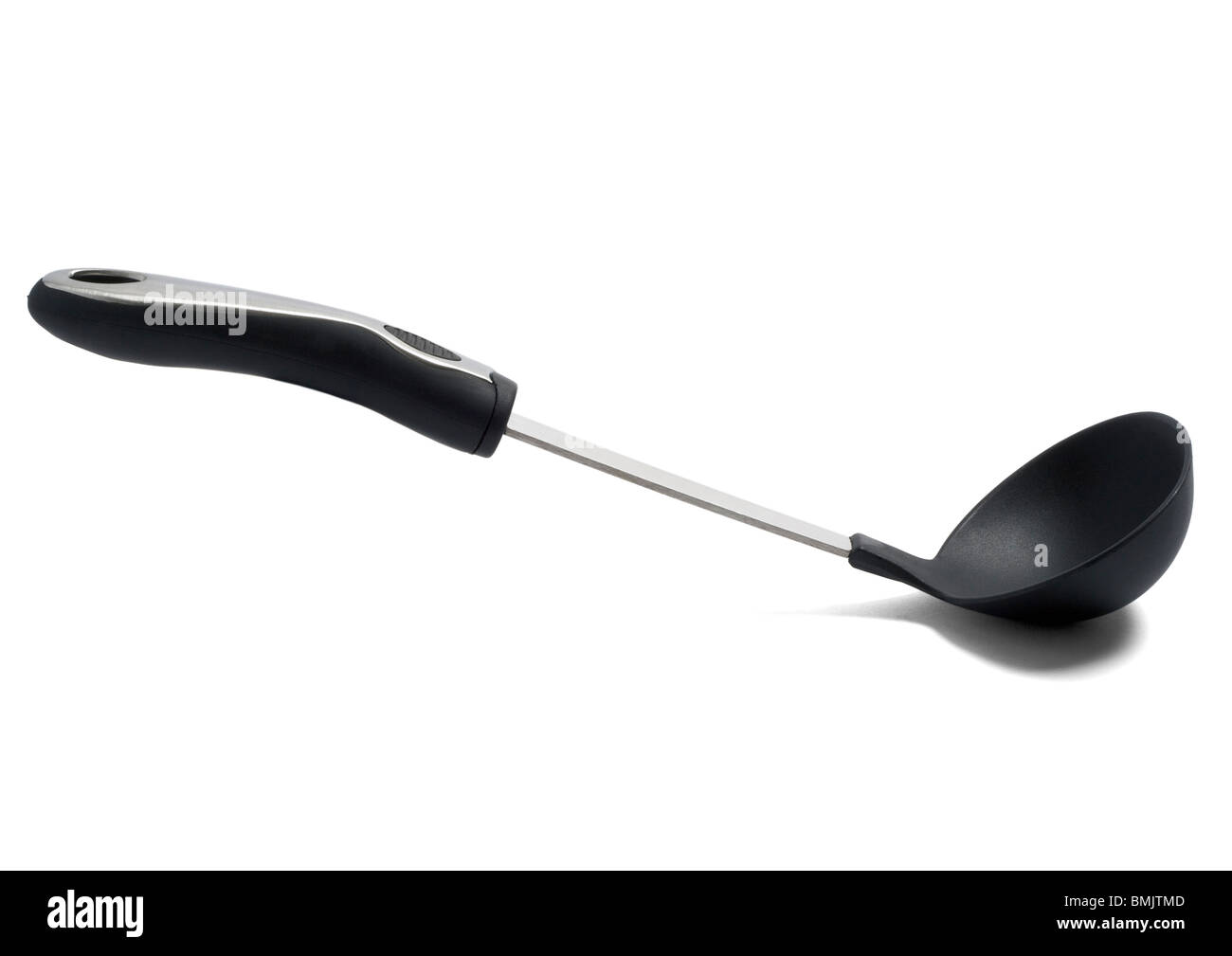 Ladle on white background Stock Photo - Alamy