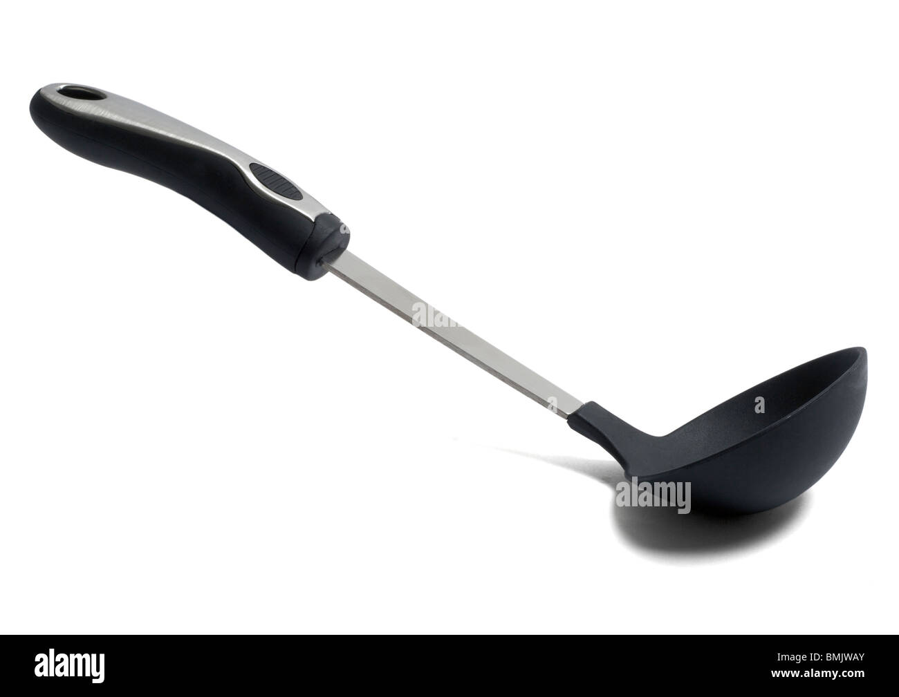 Ladle on white background Stock Photo - Alamy