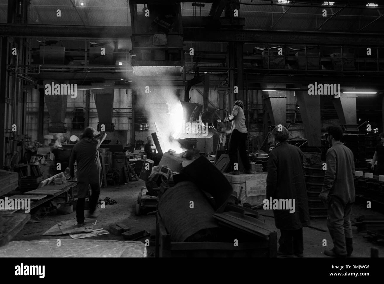 Iron Foundry Black and White Stock Photos & Images - Alamy