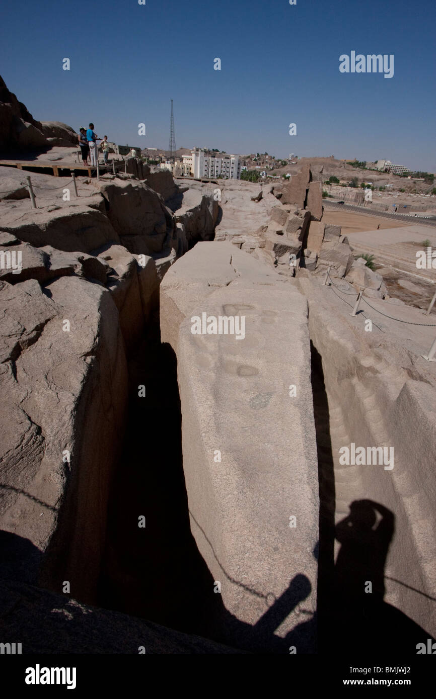 Obelisk unfinished obelisk aswan egypt hi-res stock photography and ...