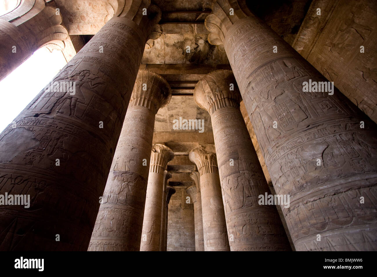 Hypostyle hall edfu temple edfu hi-res stock photography and images - Alamy