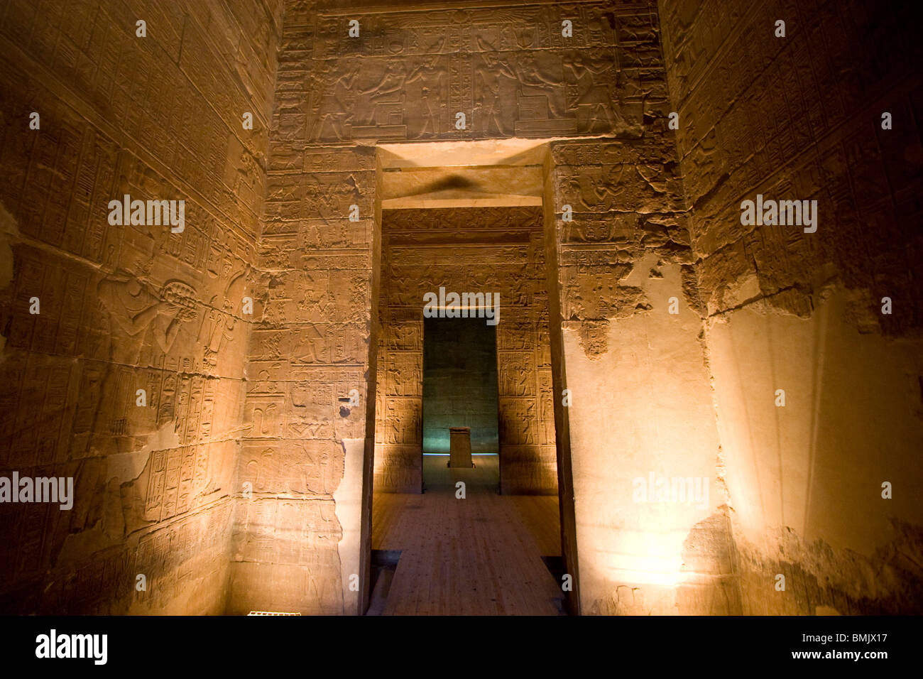 Naos in the Sanctuary of the Temple of Isis, Philae, Aswan, Egypt Stock ...
