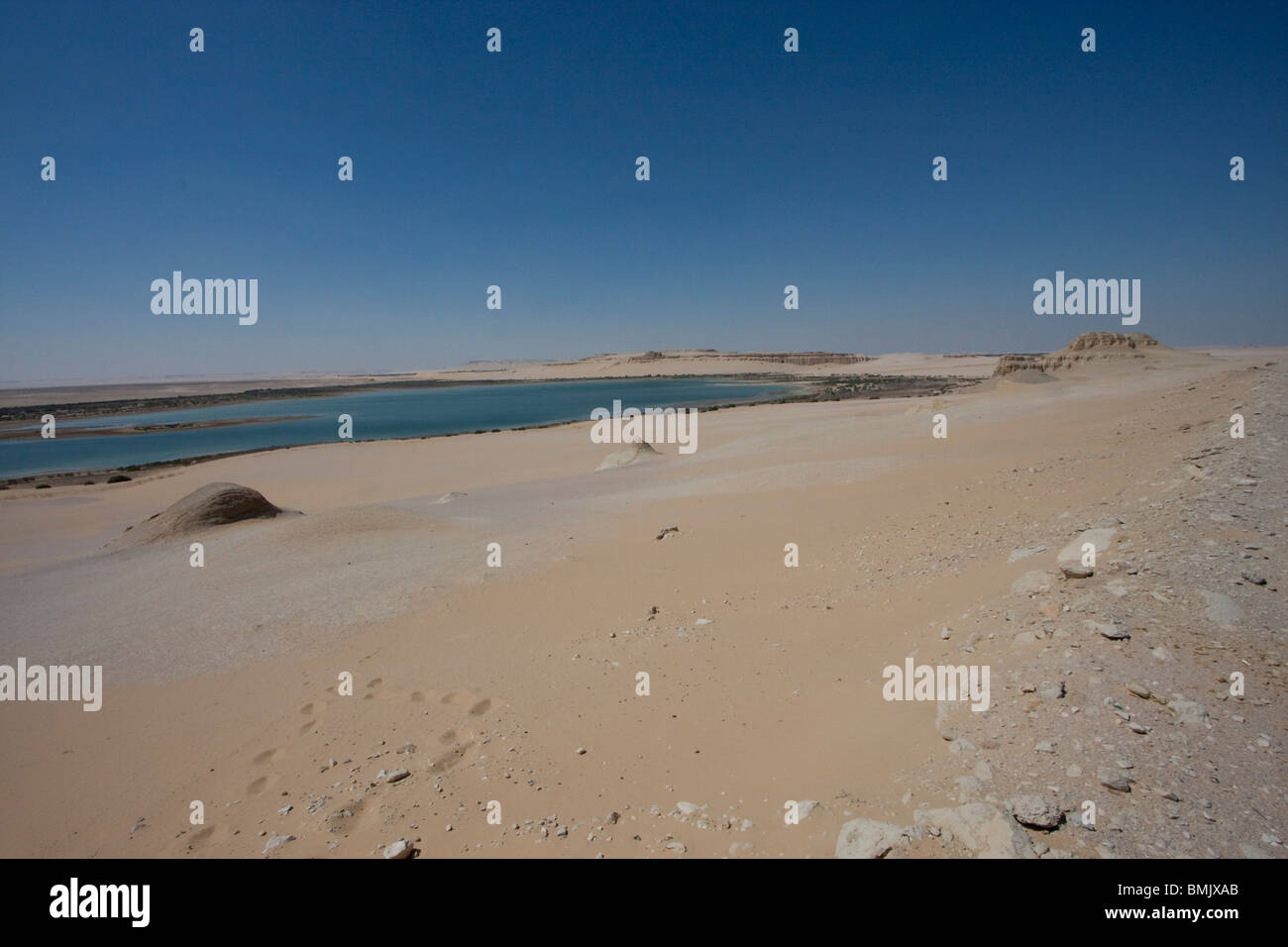 Lower Lake, Wadi El Rayan, El Fayoum, Egypt Stock Photo - Alamy