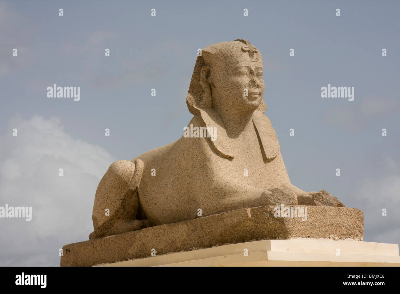 Small Sphinx by Pompey's Pillar on the Acropolis of Alexandria ...