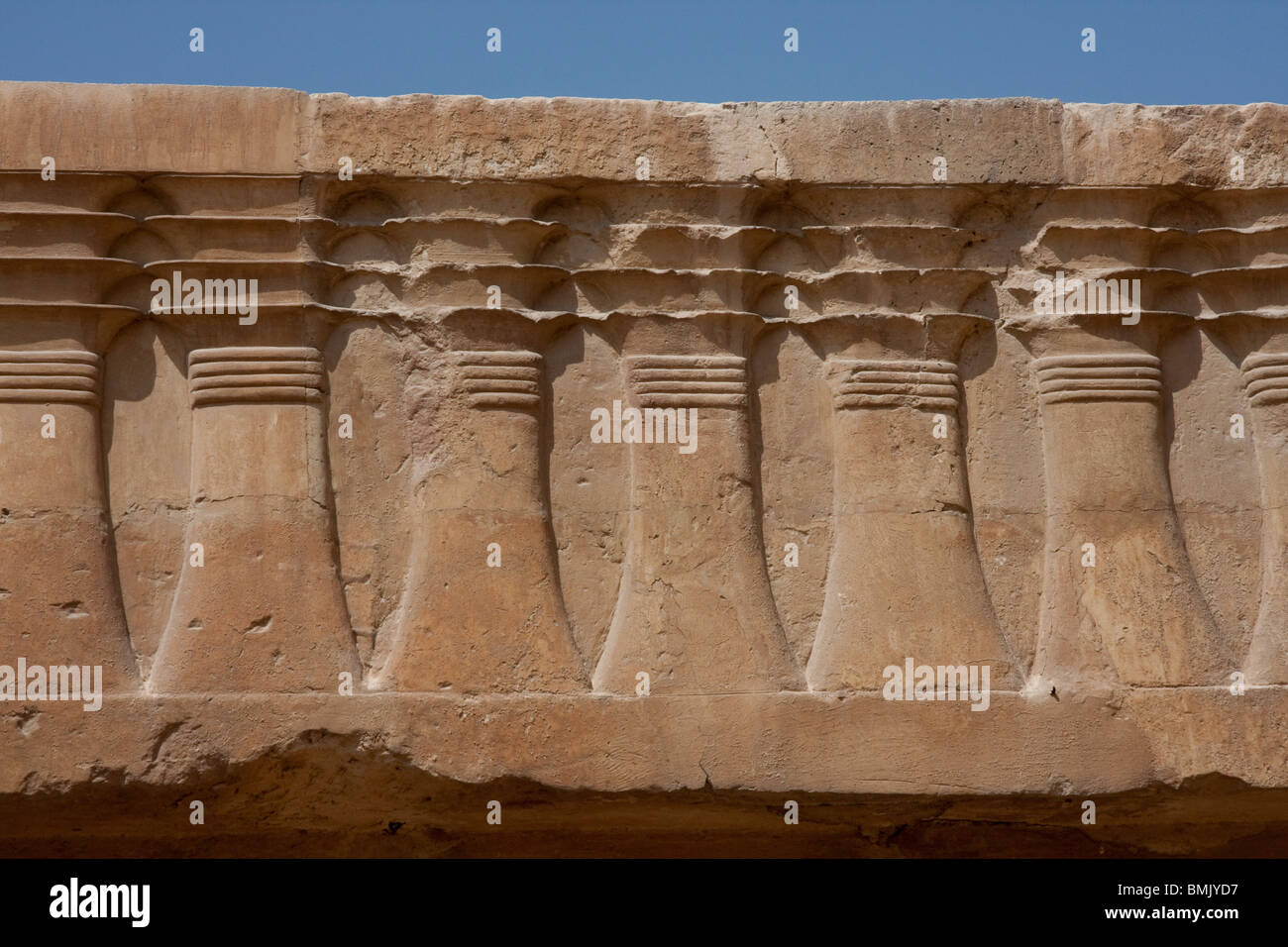 Wall of the Royal Pavilion in the Funerary Complex of Djoser, Saqqara ...