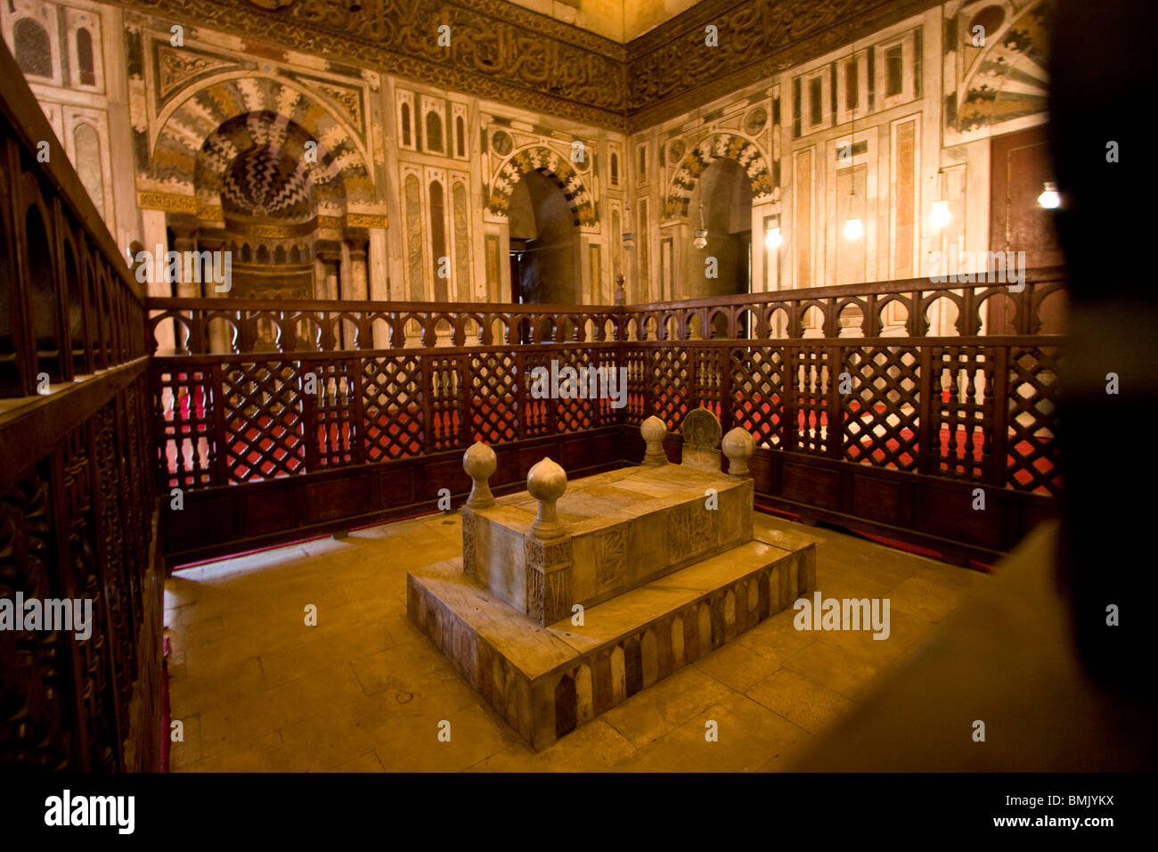 Tomb in the Mausoleum in Sultan Hassan Mosque and Madrasa, Cairo, Al ...