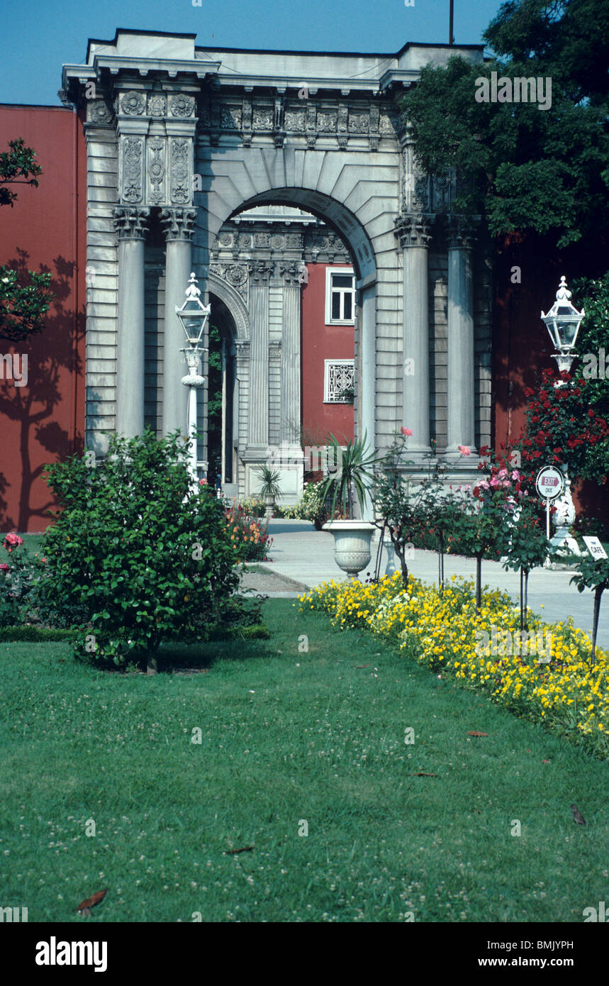 Main or Monumental, Baroque Style Entrance Gate and Gardens to the ...