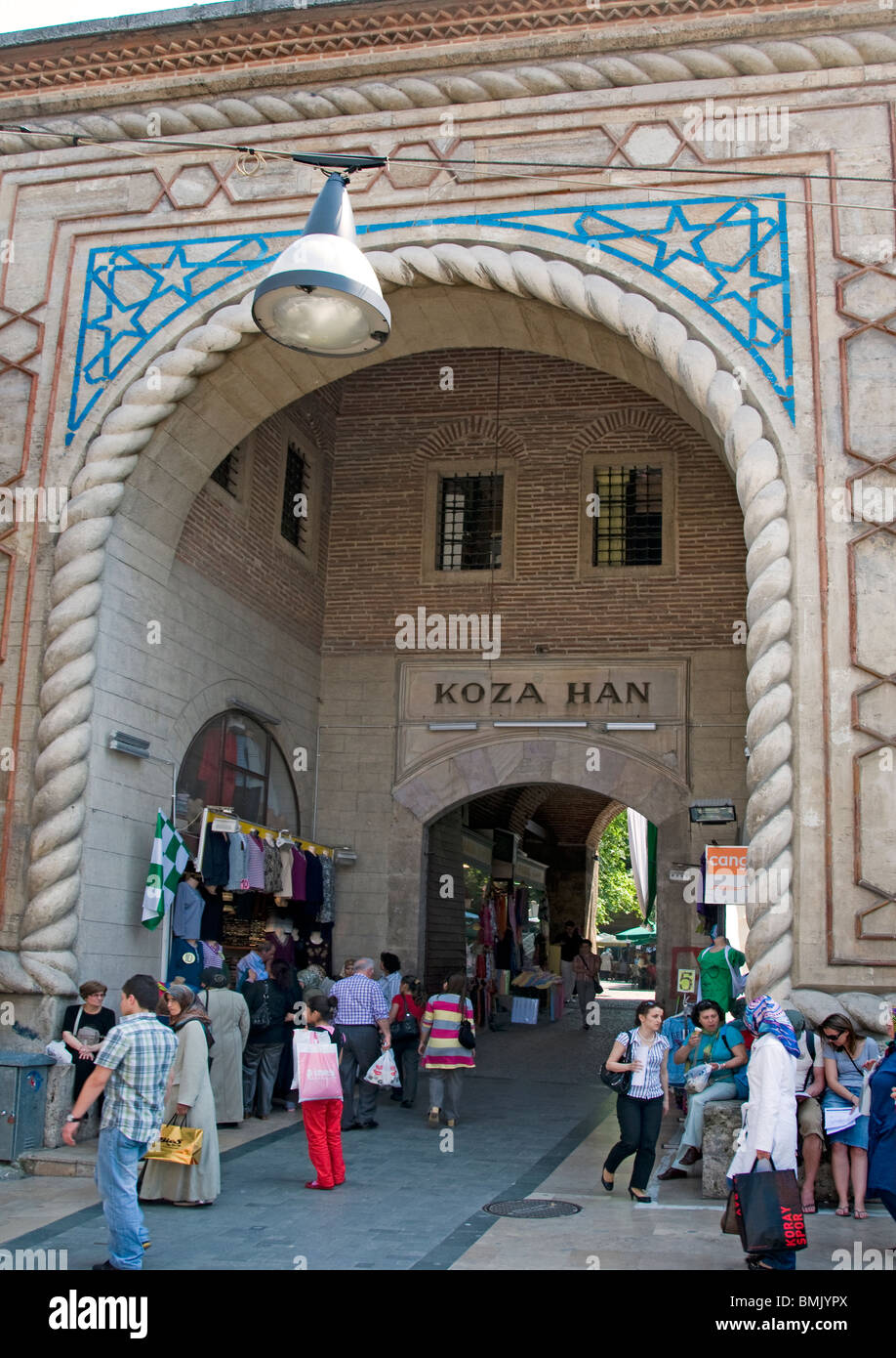 Bursa Turkey Anatolia Koza Han Kapali Carci Baz Market Bazaar Stock ...