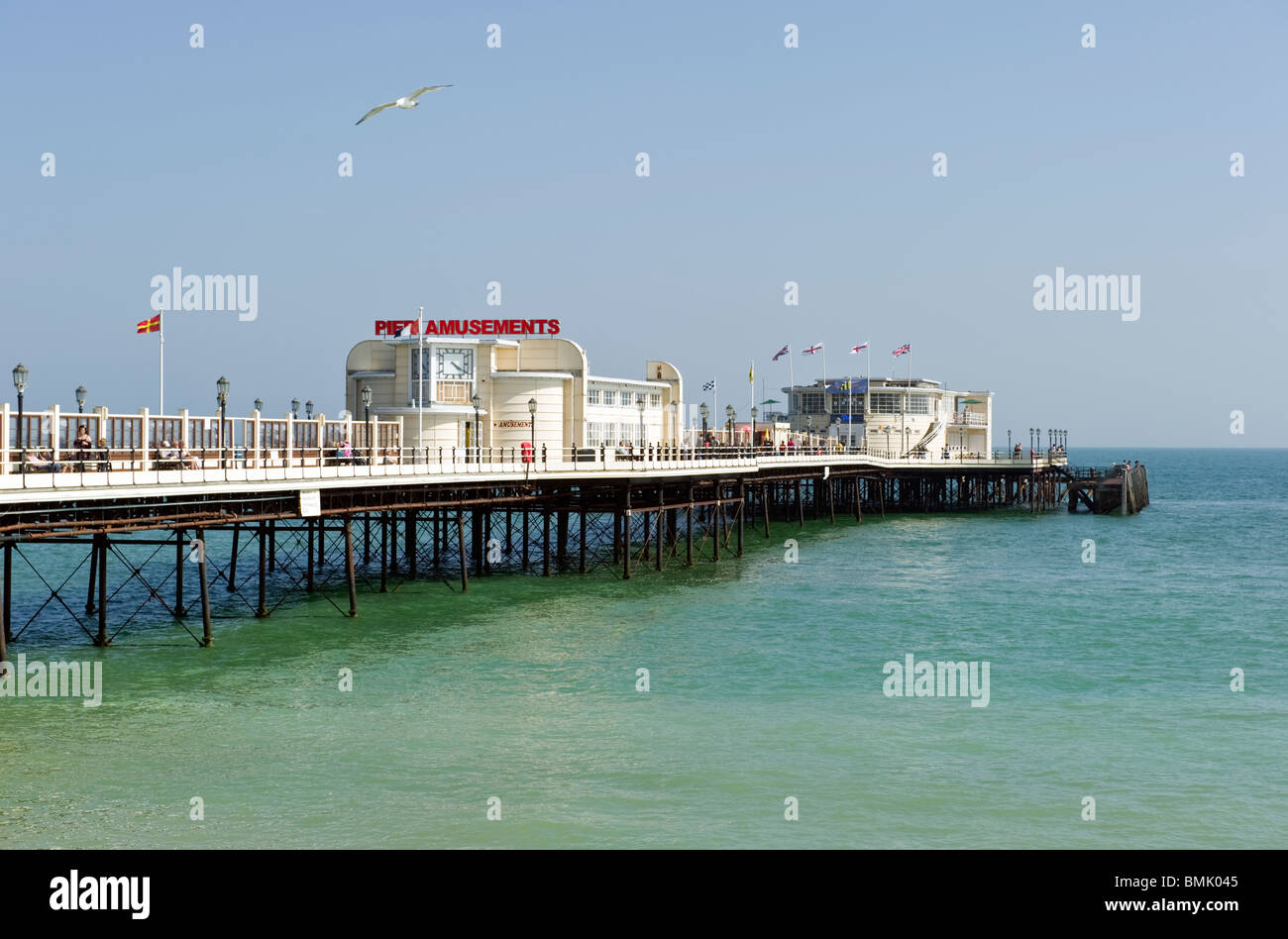 Worthing pier situated on the Sussex South coast Stock Photo - Alamy