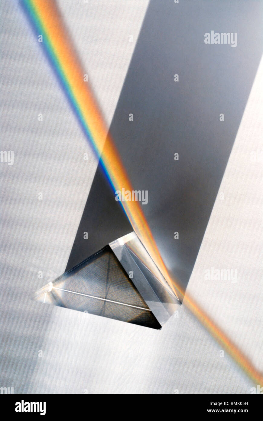 Triangular right angle prism Stock Photo - Alamy
