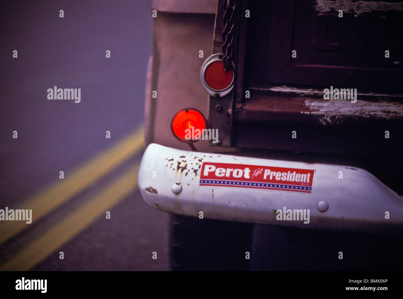 close up humor kitsch Perot for President bumper car decal Political ...