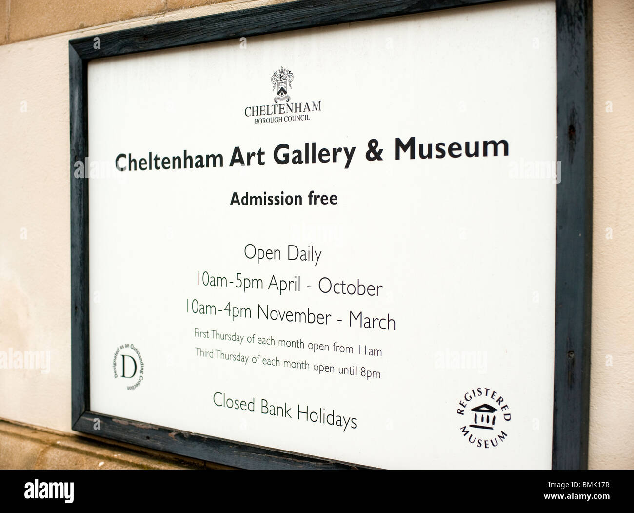 Cheltenham museum hi-res stock photography and images - Alamy