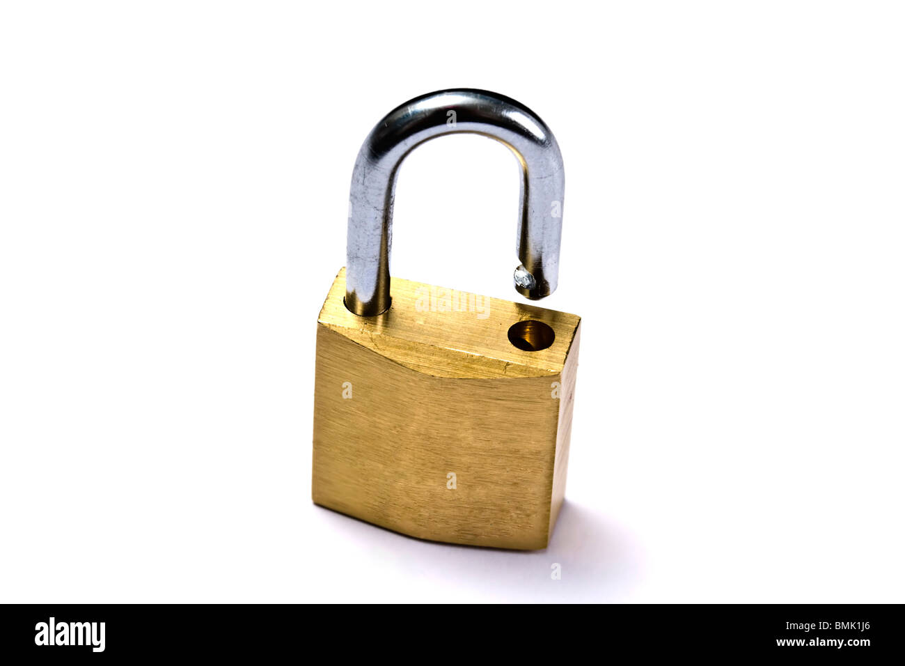 Padlock isolated on white background Stock Photo - Alamy