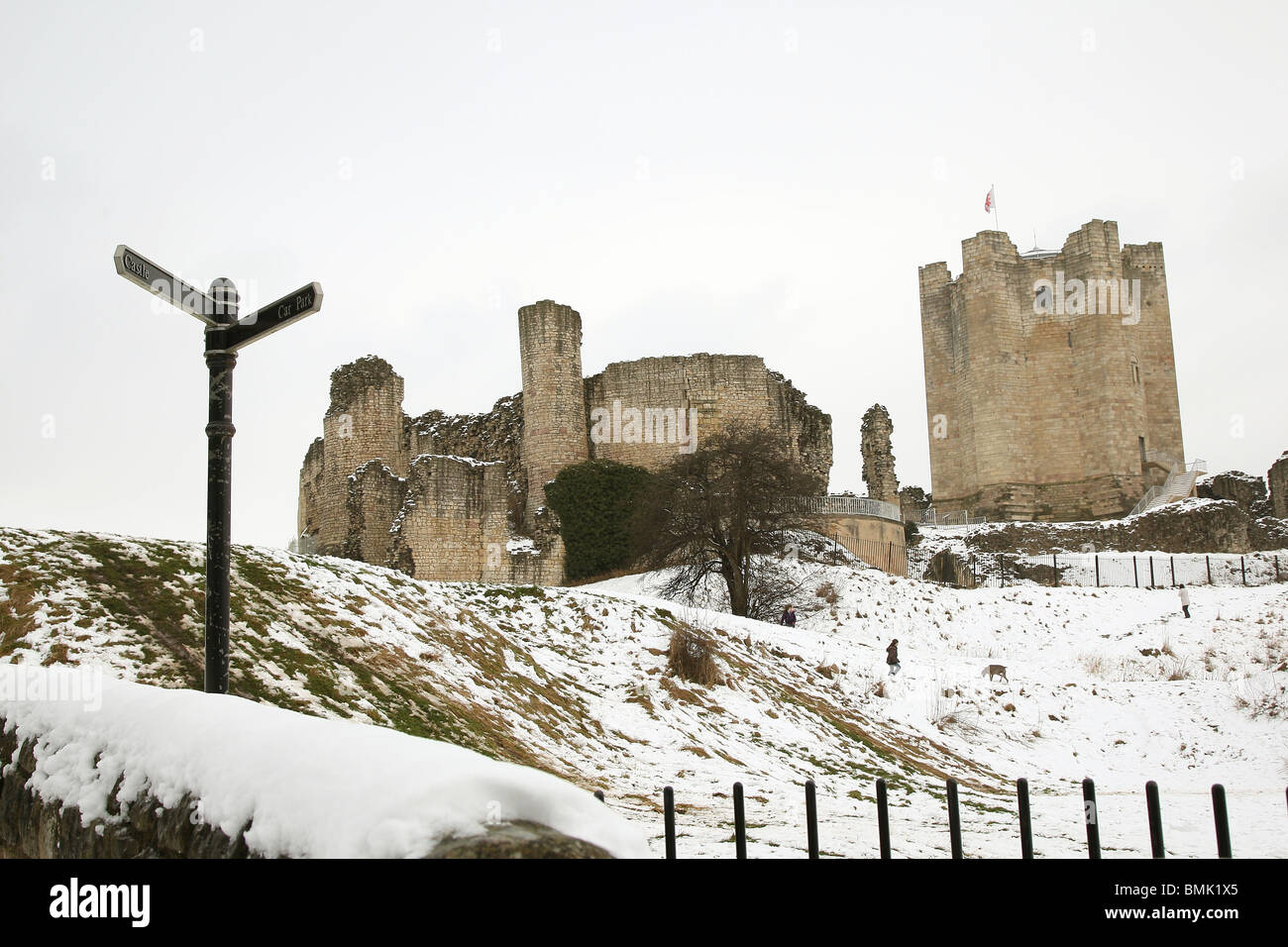 Conisbrough Castle on Castle Hill Conisbrough near Doncaster South ...