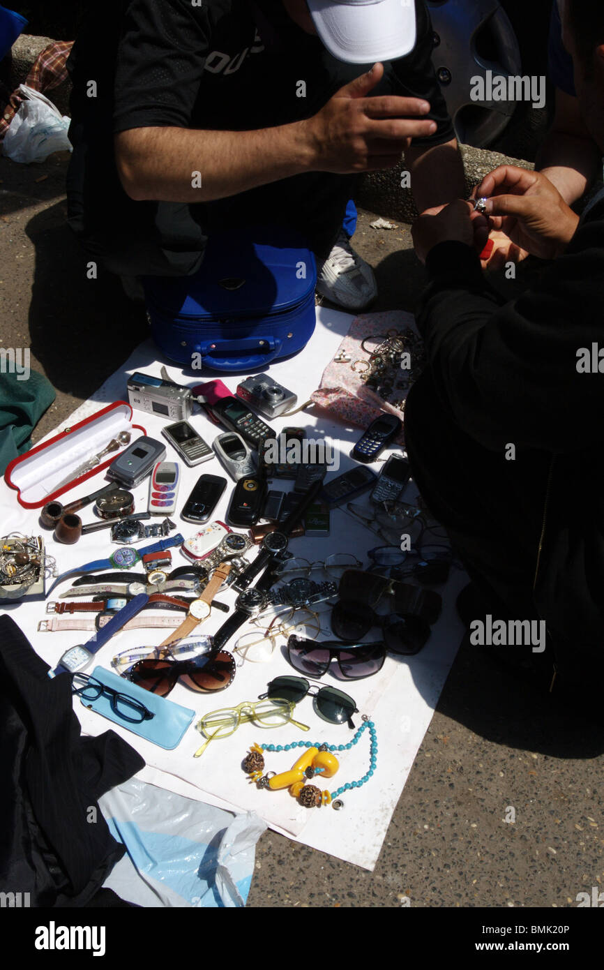 Porta Portese Market in Trastevere Rome Lazio Italy Stock Photo - Alamy