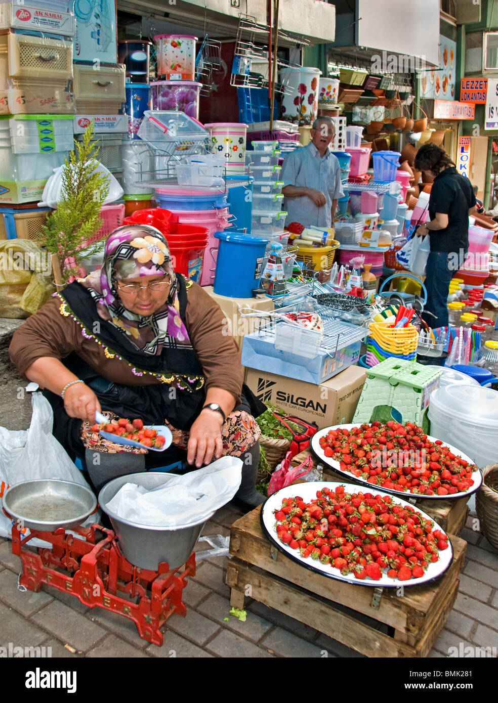 Bursa Kapali Carci Baz Market Bazaar Turkey Anatolia Stock Photo - Alamy