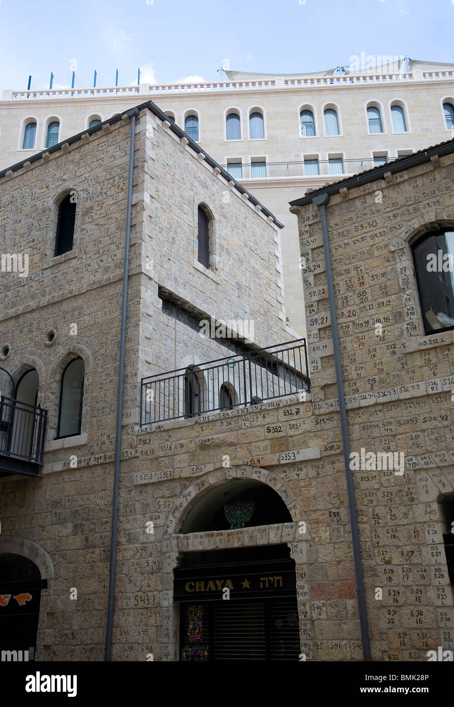 Mamilla mall - reconstructed buildings according to their numbered ...