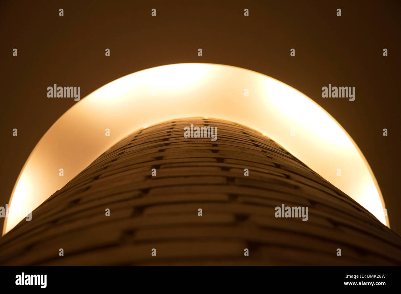 Pillar with light glow ; Bombay Mumbai ; Maharashtra ; India Stock ...