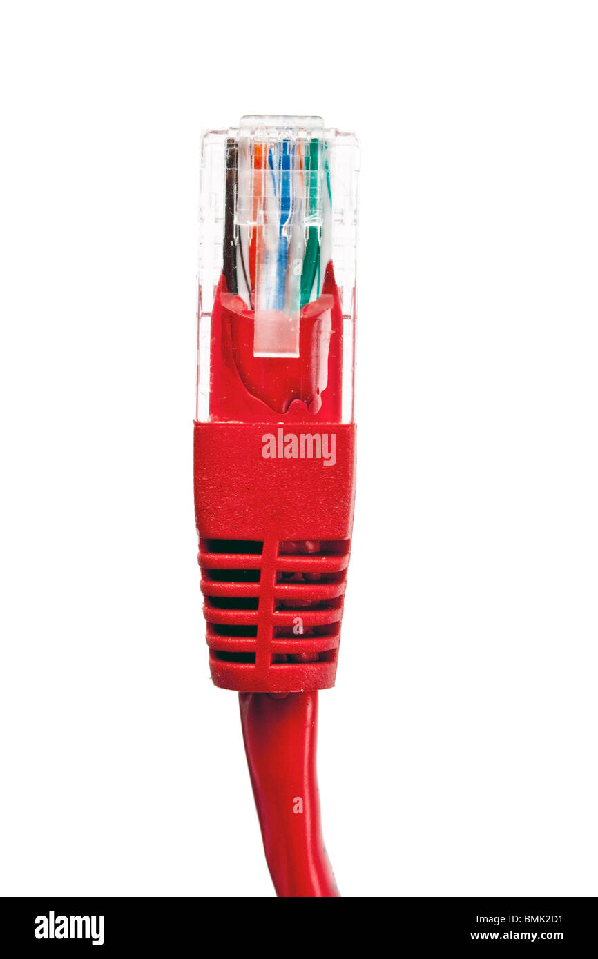 Red electric plug hi-res stock photography and images - Alamy