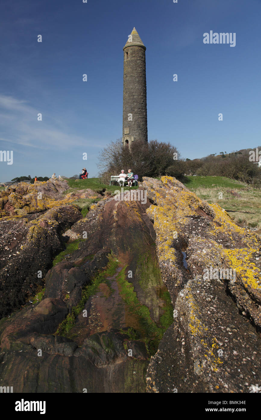 Pencil Monument in Largs built to commemorate the 1263 Viking Battle ...