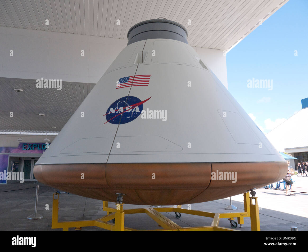 The Visitor Centre at Kennedy Space Centre, Cape Canaveral, Florida ...
