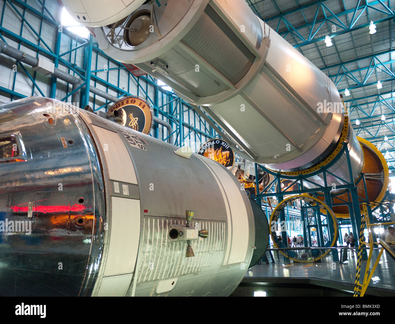 Apollo Rocket at the Visitor Centre at Kennedy Space Centre, Cape ...