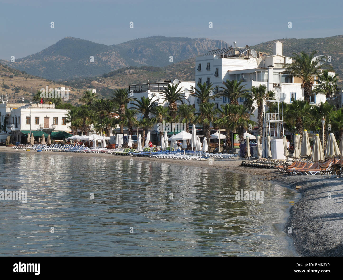 Bodrum Coast at the summer, Bodrum is the famous touristic place of ...