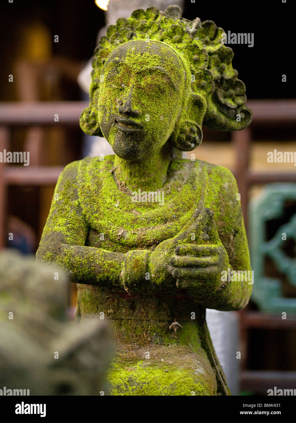 Temple Statue; Ubud, Bali, Indonesia Stock Photo - Alamy