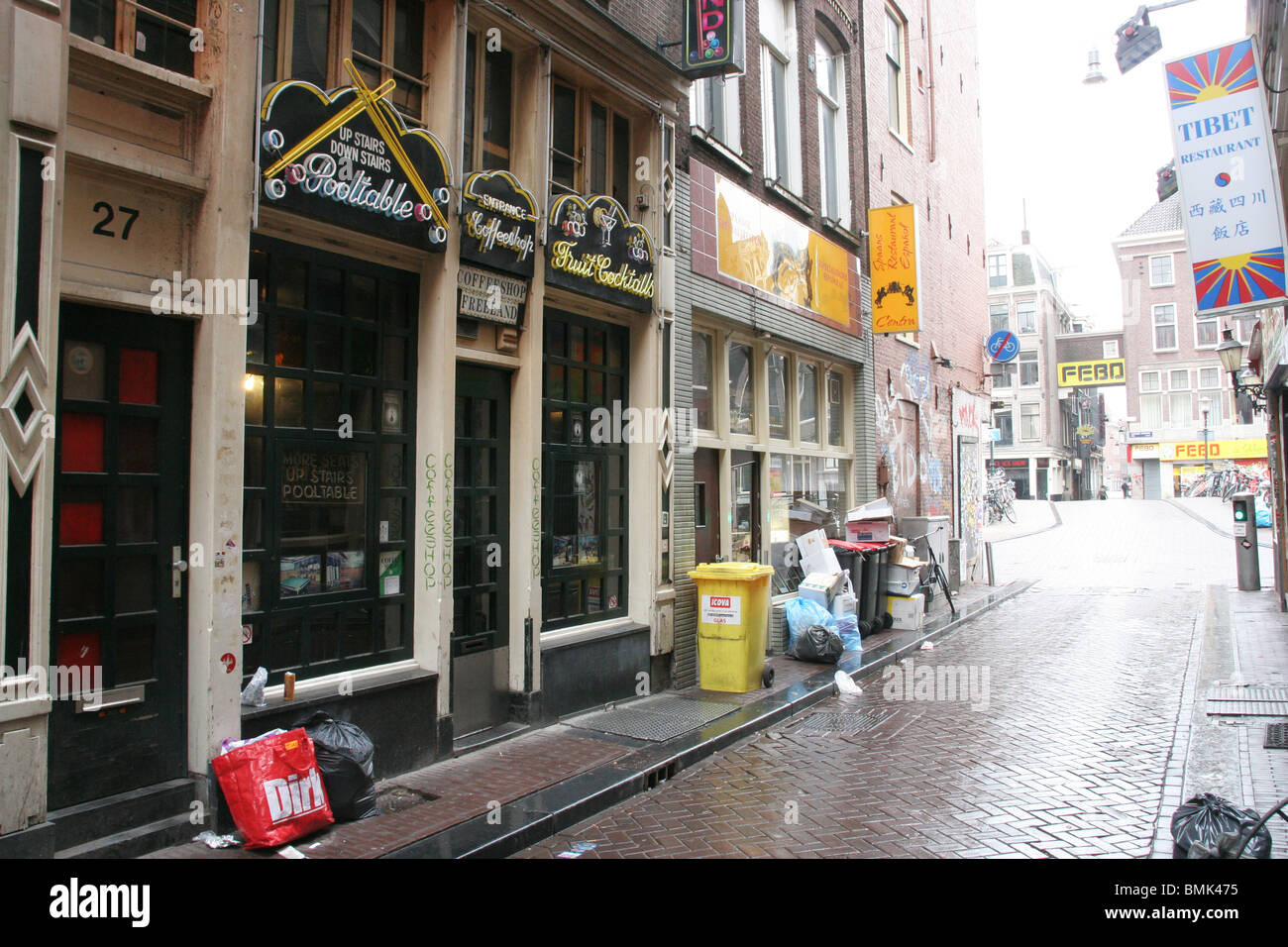Coffeeshop in Amsterdam, Netherlands ( Holland ). Europe Stock Photo ...