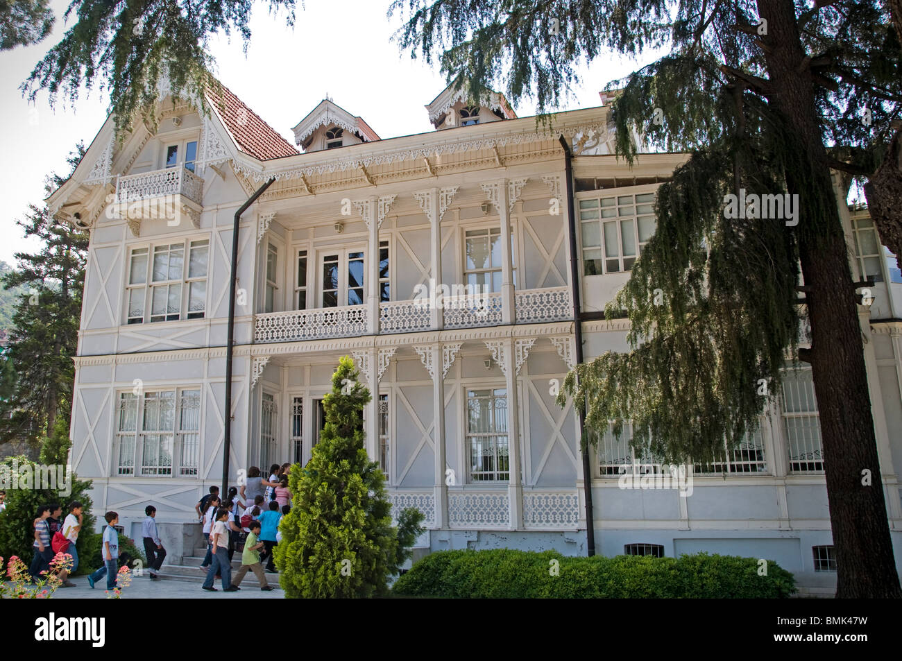 President with school children hi-res stock photography and images - Alamy