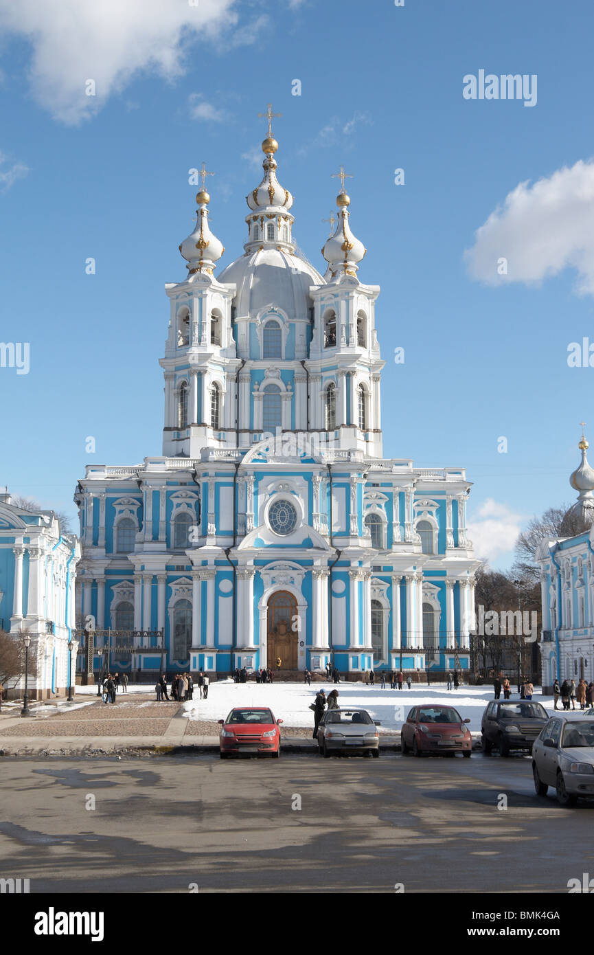 Smolny monastery st petersburg hi-res stock photography and images - Alamy