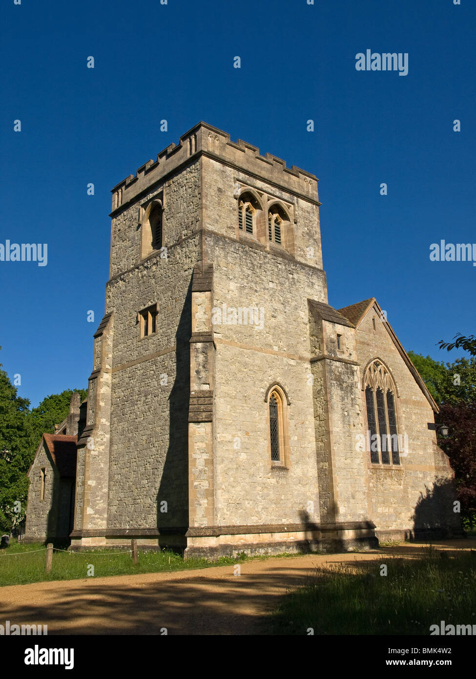 St Katherines church Exbury Hampshire England UK Stock Photo - Alamy