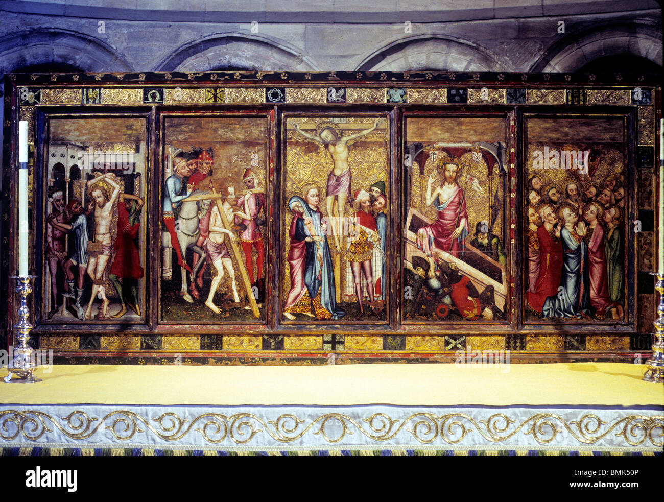 Bishop Despenser's Reredos, Norwich Cathedral, 14th century medieval ...
