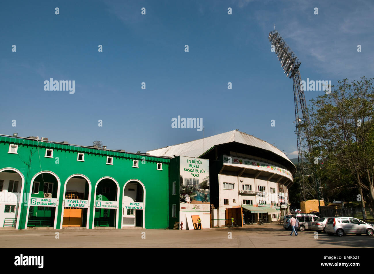 Bursa Turkish Turkey Ataturk old football stadium Stock Photo - Alamy