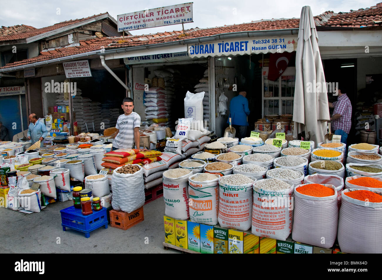 Old Ankara Turkey Citadel town city Turkish Market Stock Photo - Alamy