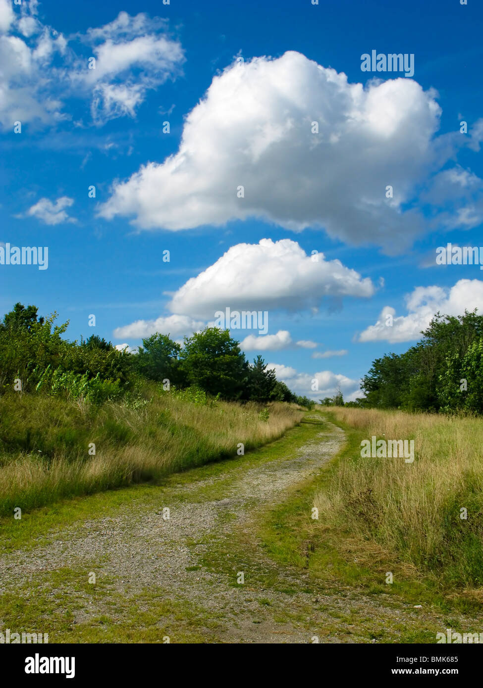 Beautiful landscape clouds green grass hi-res stock photography and ...