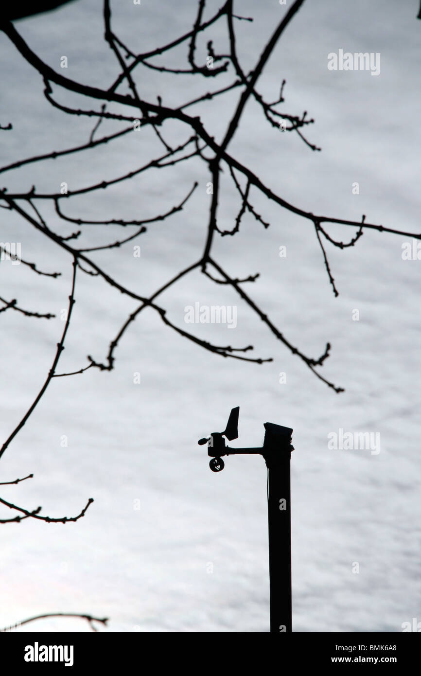 wind gauge weather station instrument Stock Photo - Alamy