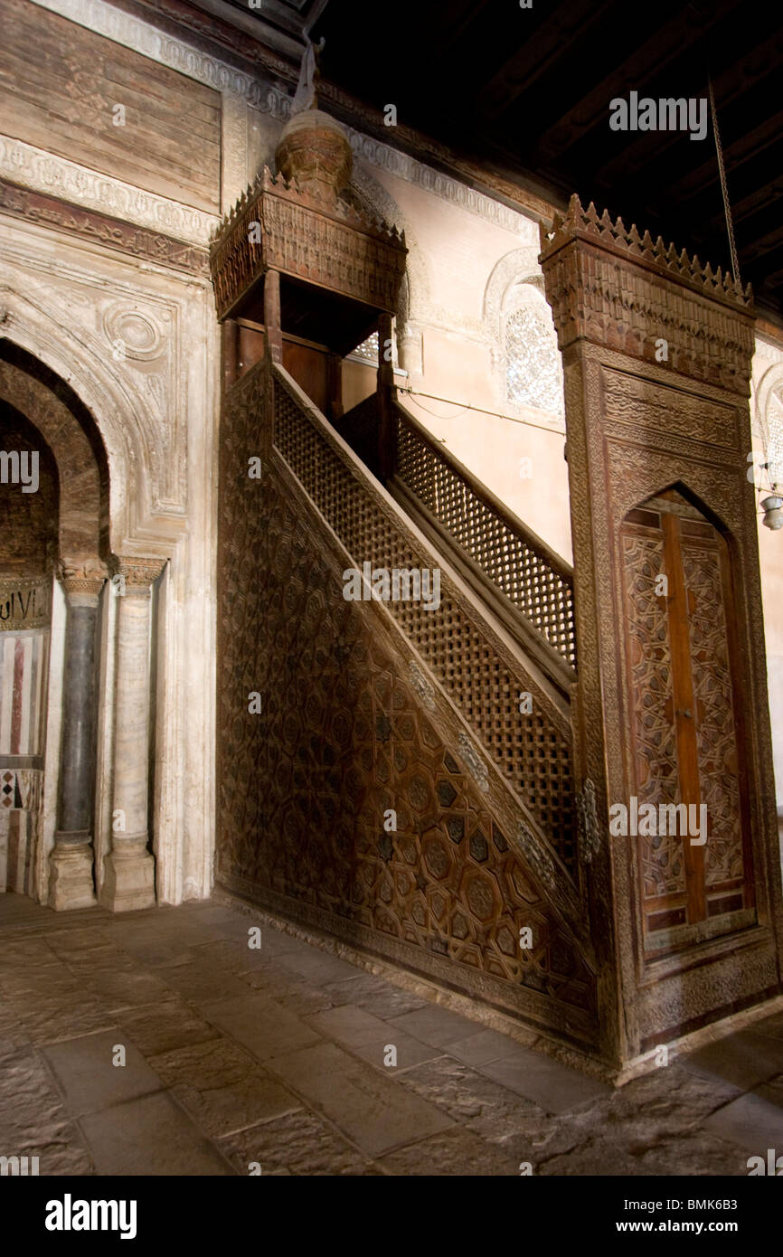 Minbar of Ibn Tulun Mosque, Cairo, Al Qahirah, Egypt Stock Photo - Alamy