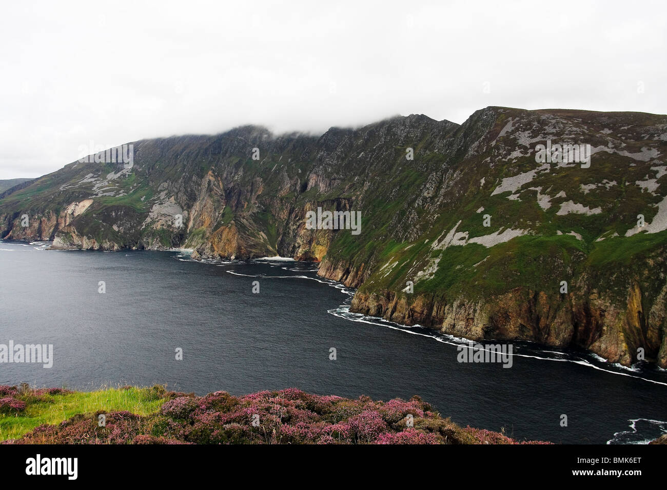 The Slieve League cliffs on the north west coast of Ireland near ...