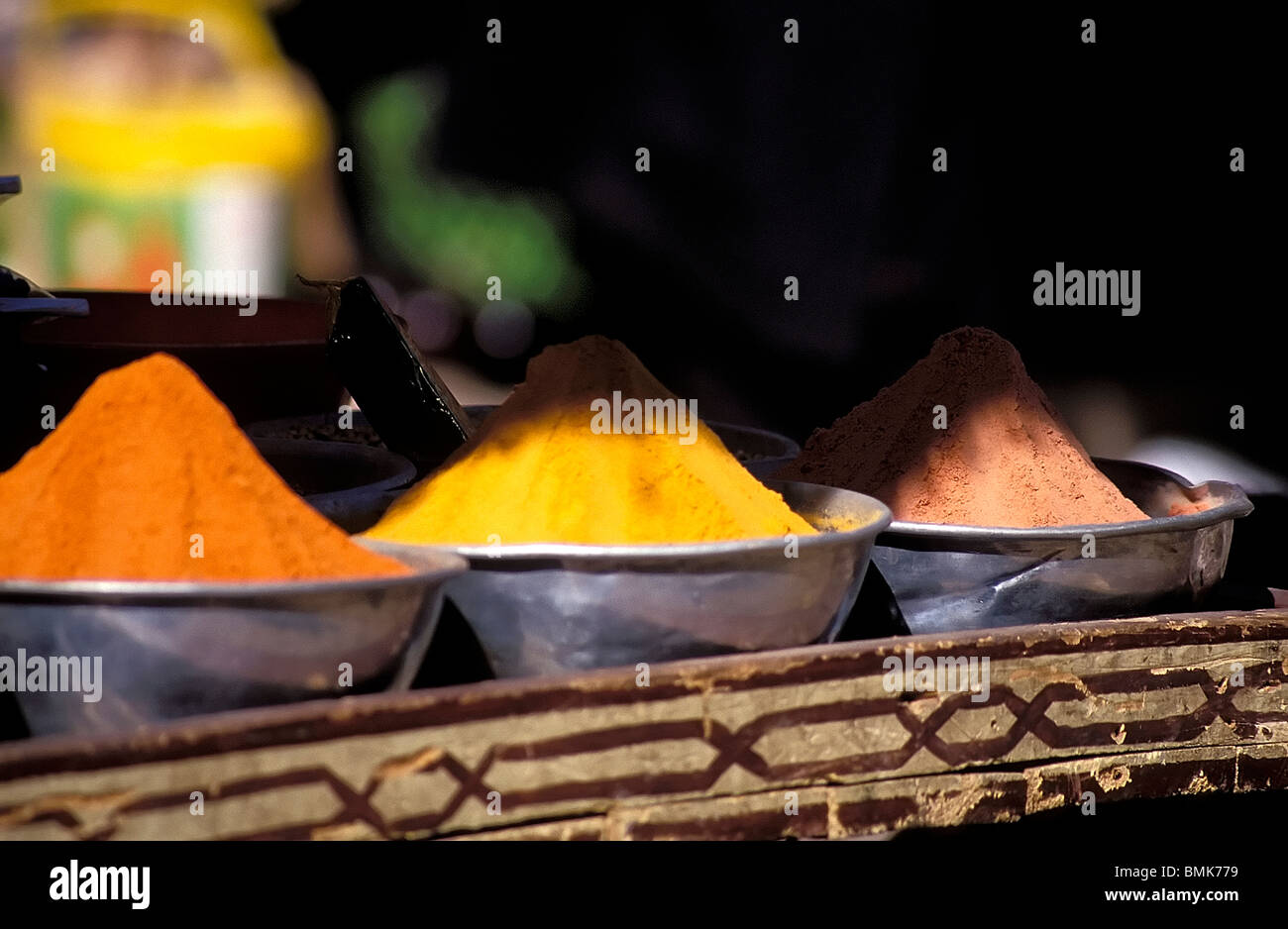 Spices for sale at the Aswan Souq, Aswan, Egypt Stock Photo - Alamy